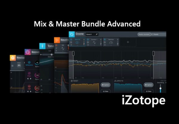 Mix & Master Bundle Advanced - A suite of 8 iZotope Plugins - Plug 4 Producers